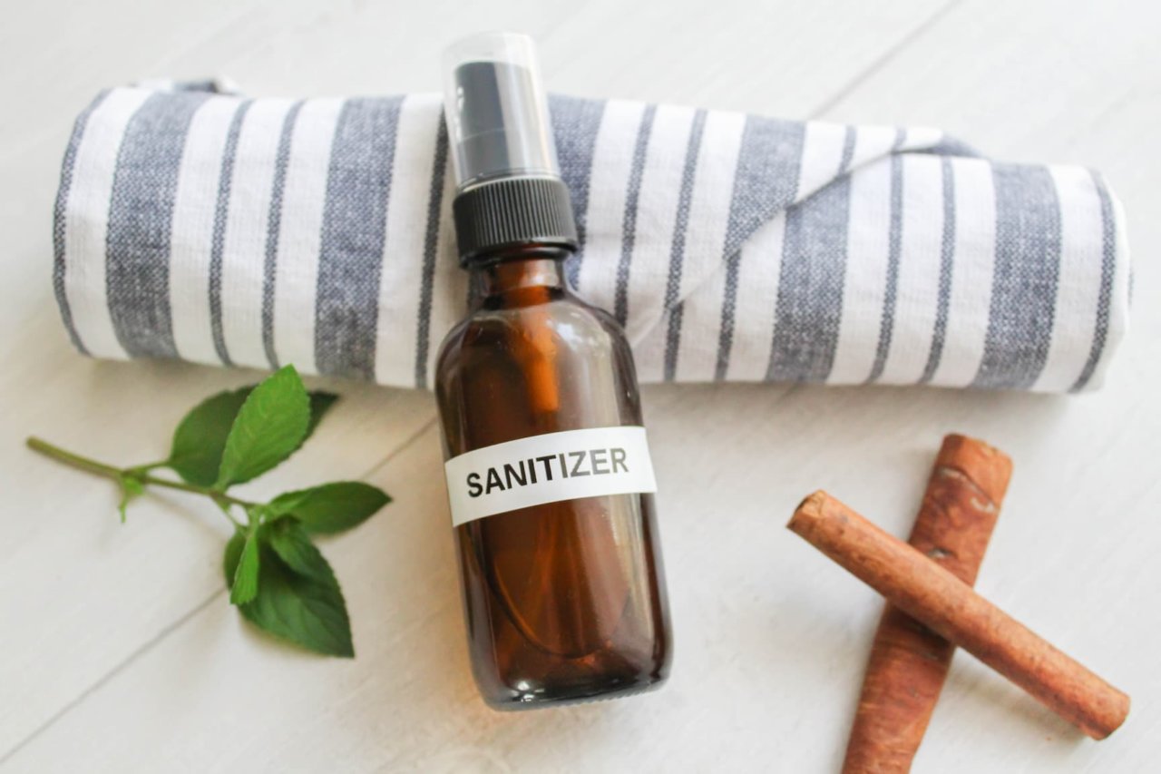 DIY Hand Sanitizer w/ Essential Oils for Natural Antibacterial Care