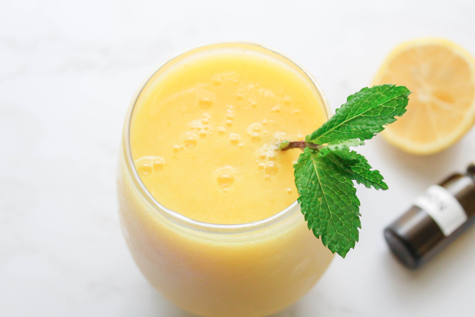 Ultimate Healing Lemon Cooler Drink with Summer Essential Oils