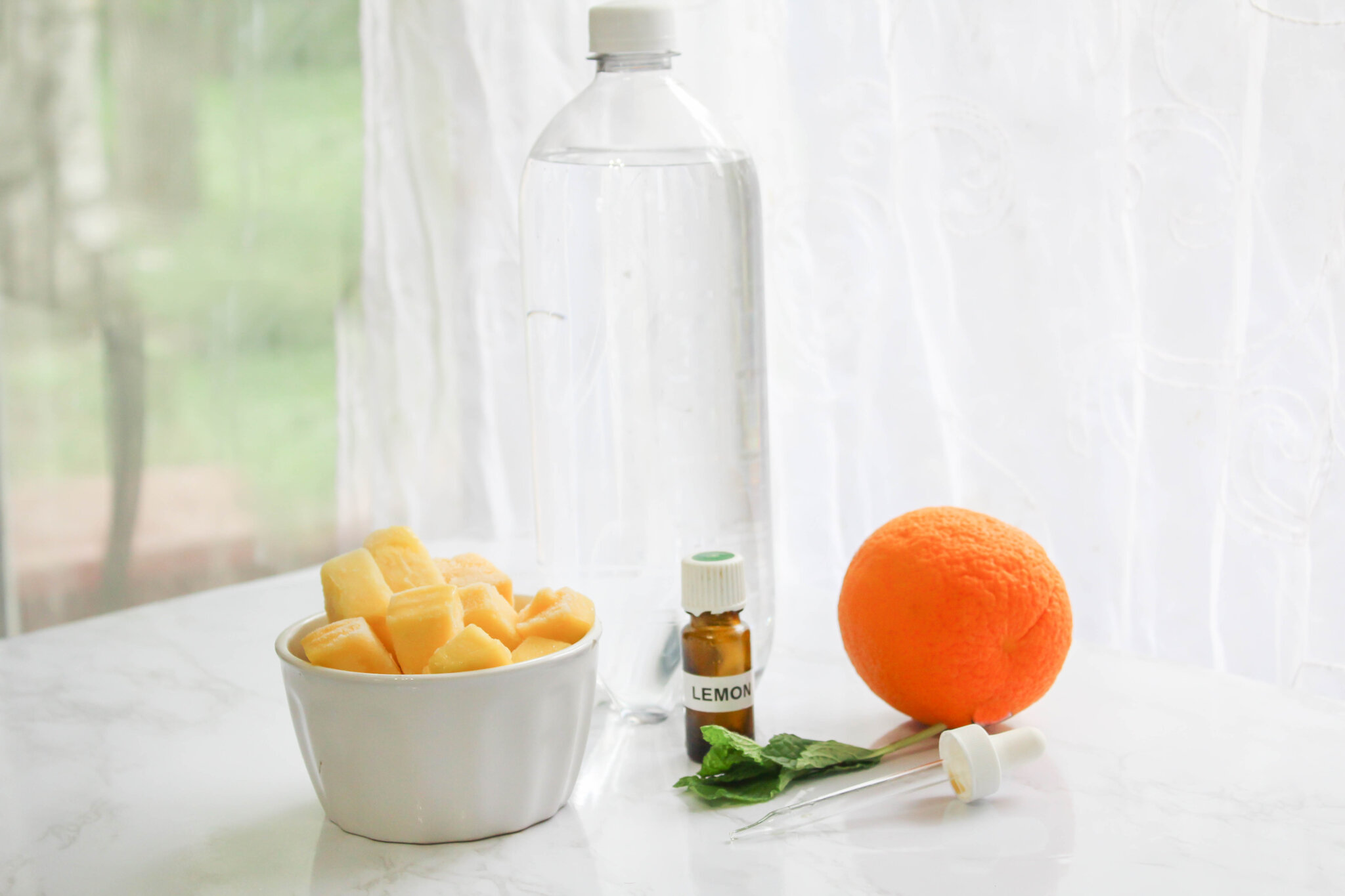 Ultimate Healing Lemon Cooler Drink with Summer Essential Oils