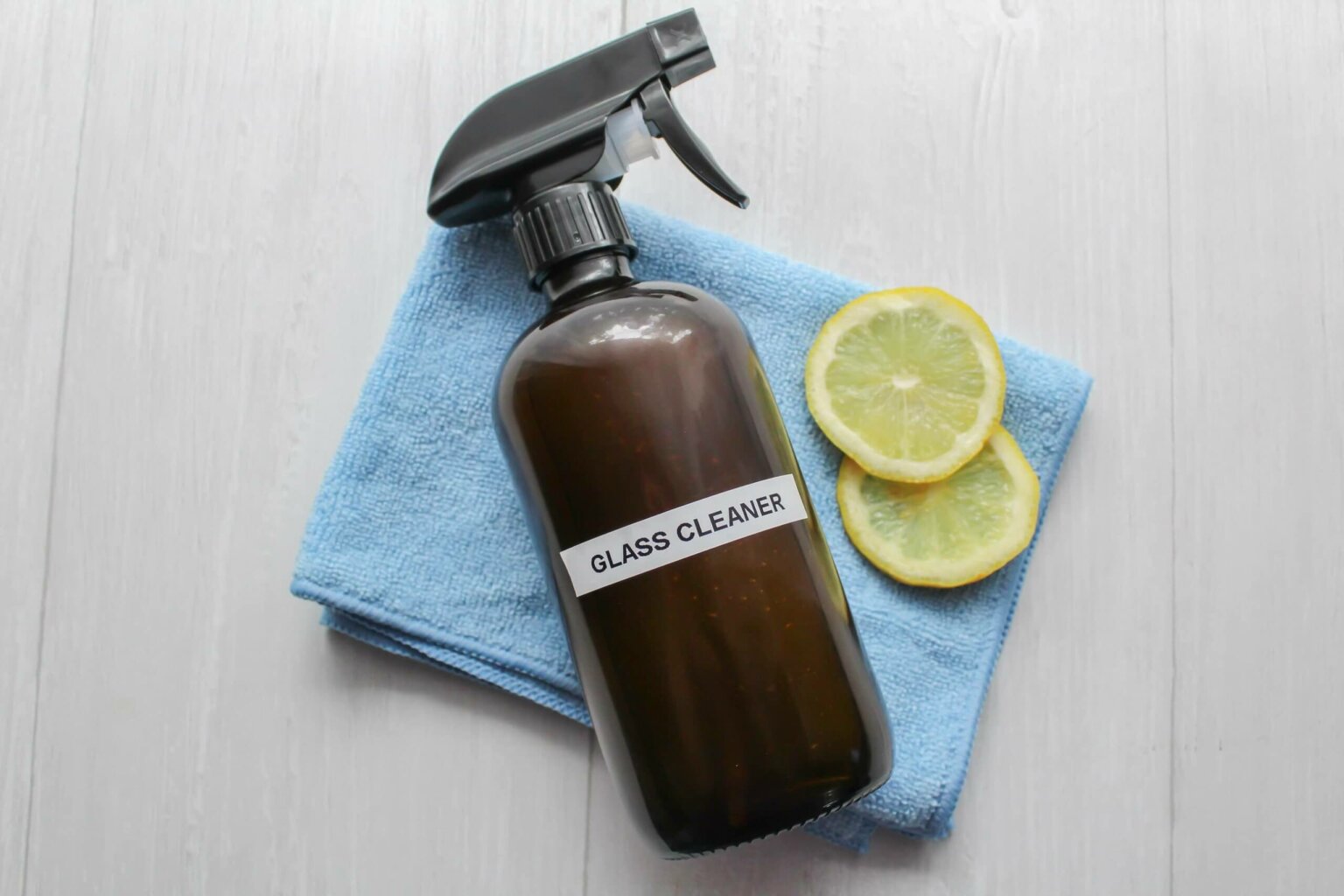 Non-Toxic Glass Cleaner With Essential Oils for Sparkling Windows